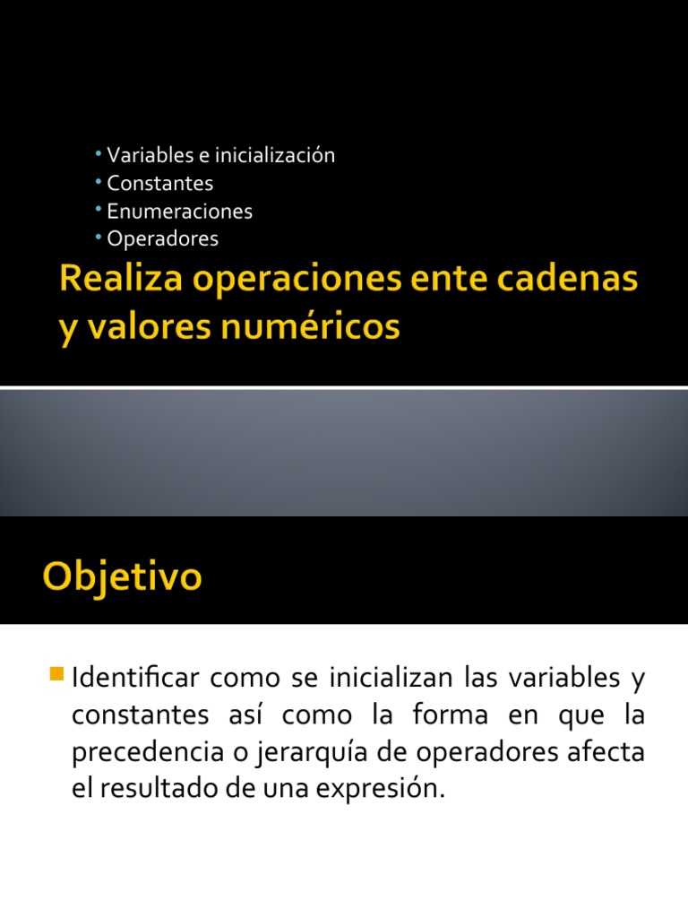 Operadores y Variables en C | PDF | Programa de computadora | Programación