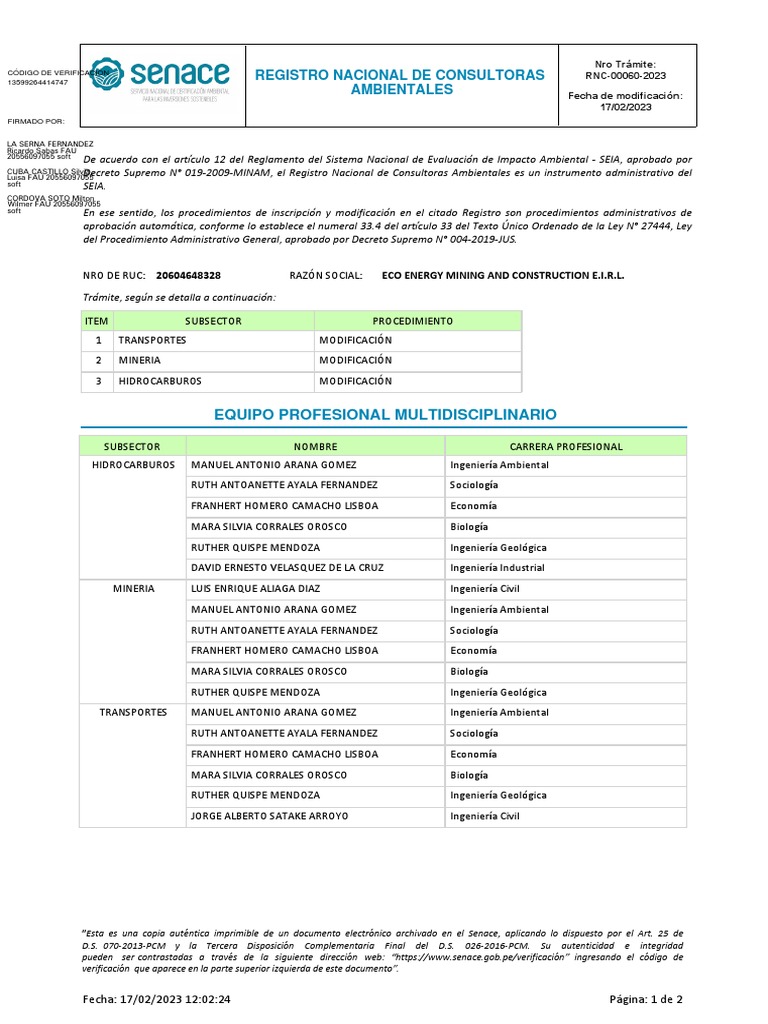 Ficha RNC-00060-2023 | PDF