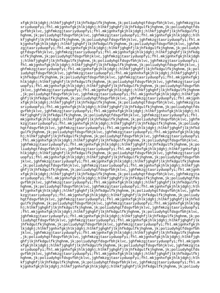 Random Generated Letters | PDF