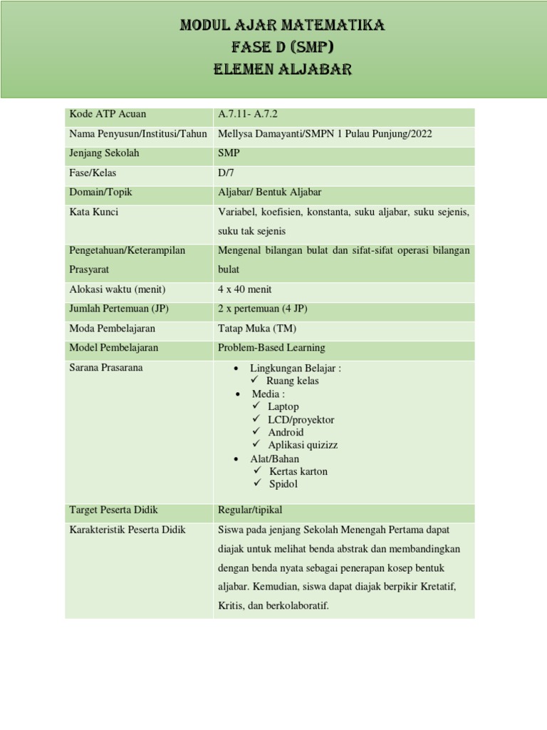 Aljabar | PDF | Komputer