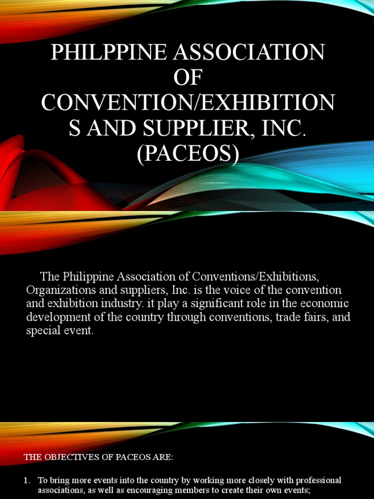 Philippine Convention Industry Overview | PDF | Tourism | Incentive