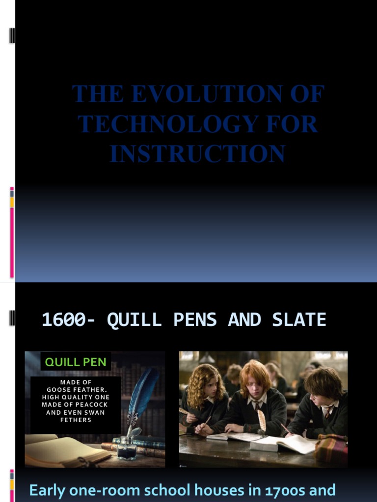 The Evolution of Technology For Instruction | PDF
