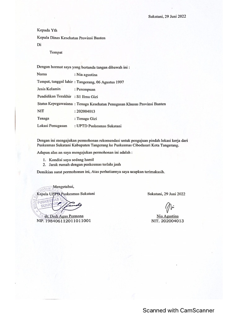 Surat Rekom | PDF