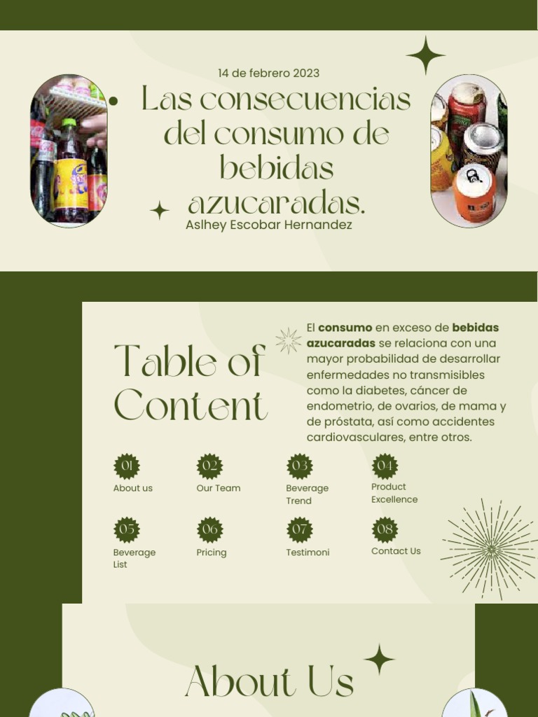 Las Bebidas Azucaradas | PDF | Refresco | Diabetes