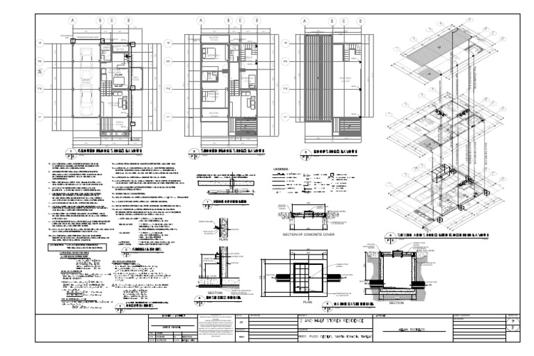 A B C D A B C D A B C D: Roof Storm Layout Ground Floor Storm Layout ...