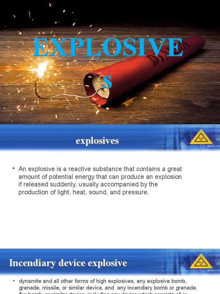 Explosives | Download Free PDF | Bomb | Explosion