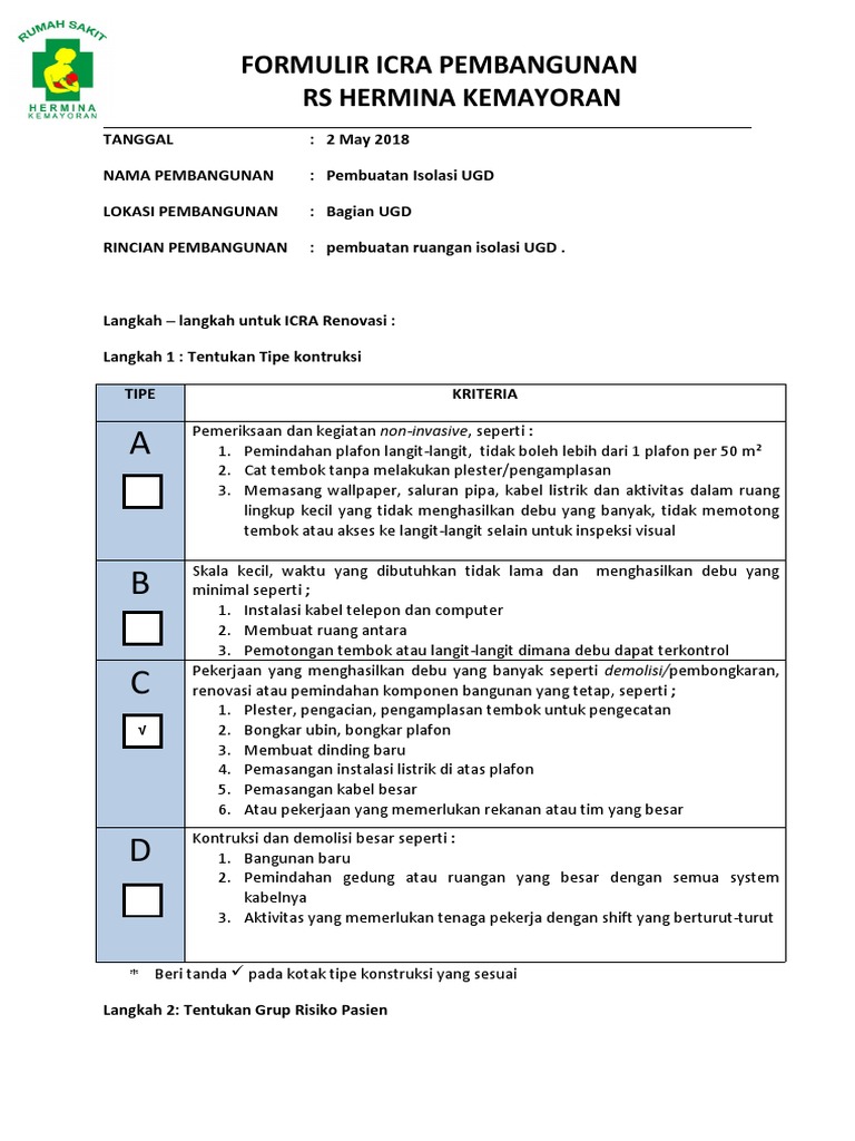 Renovasi Ugd Isolasi | PDF