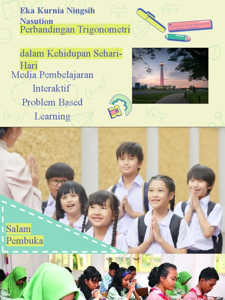 Media Pembelajaran PPT Penerapan Trigonometri | PDF