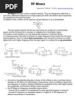 Design of Single and Double Balanced Gilbert Cell Mixer Using CMOS ...