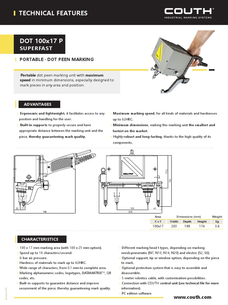 Portable Superfast Dot Marking Machine 100x17p 1 2 | PDF | Computer ...