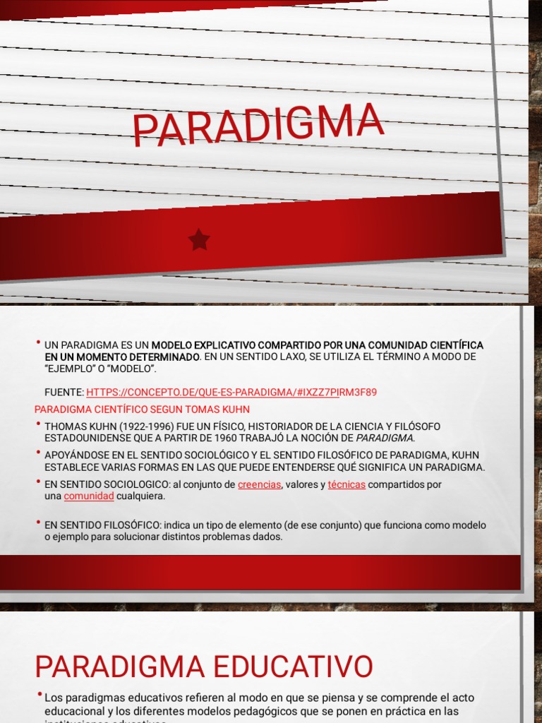 Paradigma PDF | PDF | Aprendizaje | Paradigma