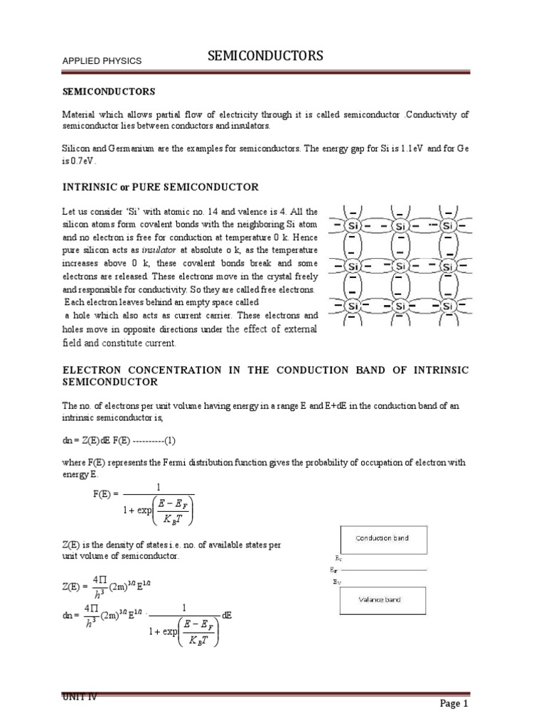 APPL | PDF | Semiconductors | Electrical Resistivity And Conductivity