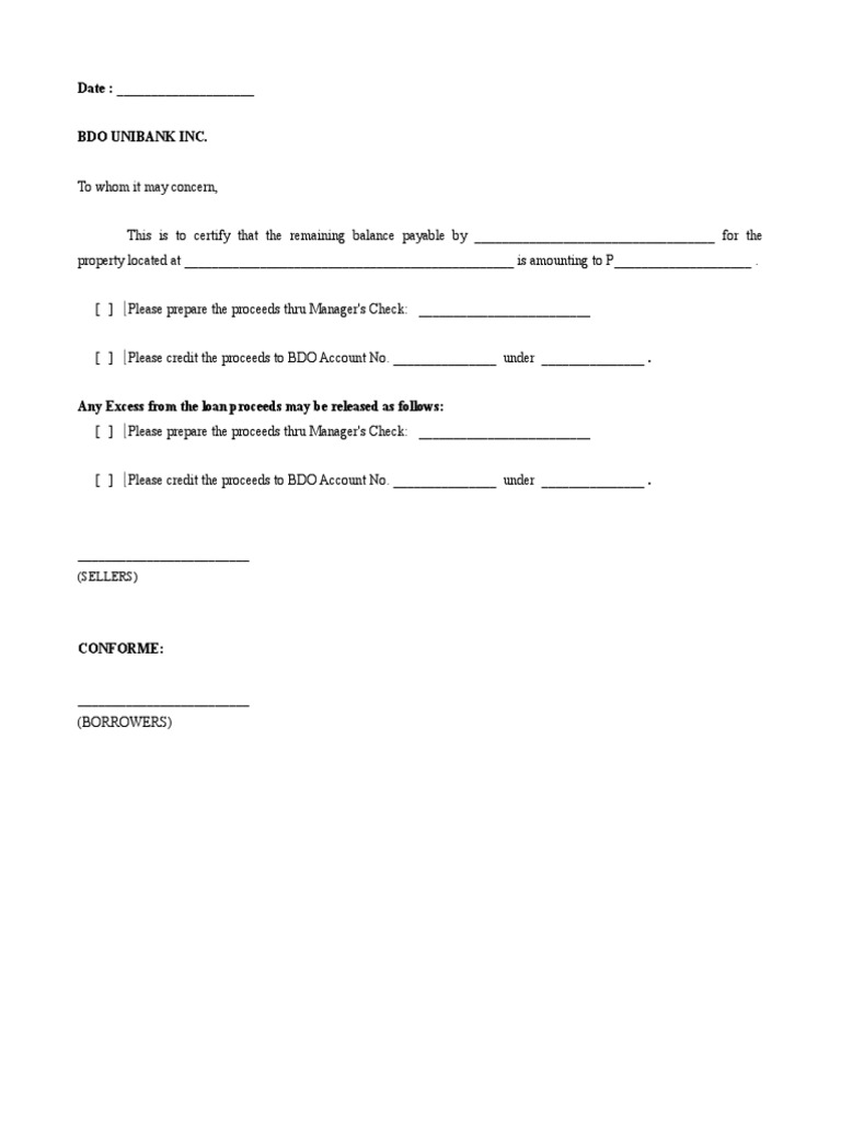 Statement of Account (Sample) | PDF