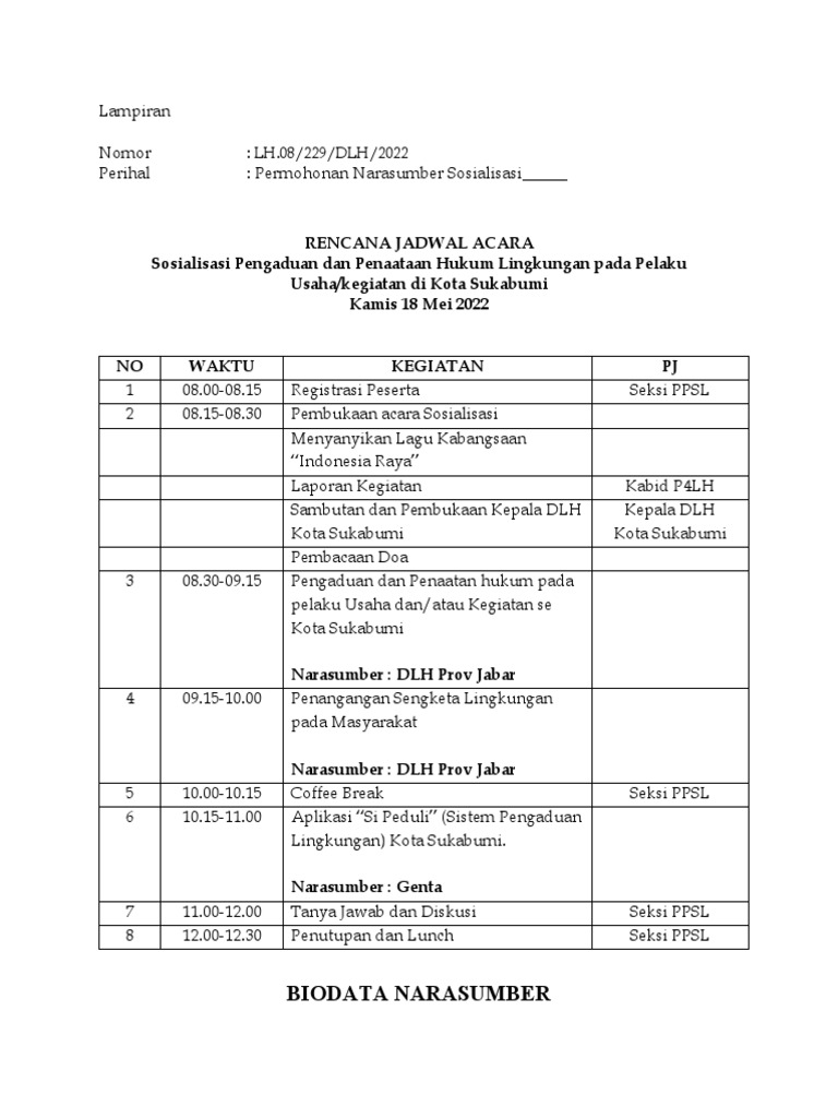 Biodata Narsum | PDF