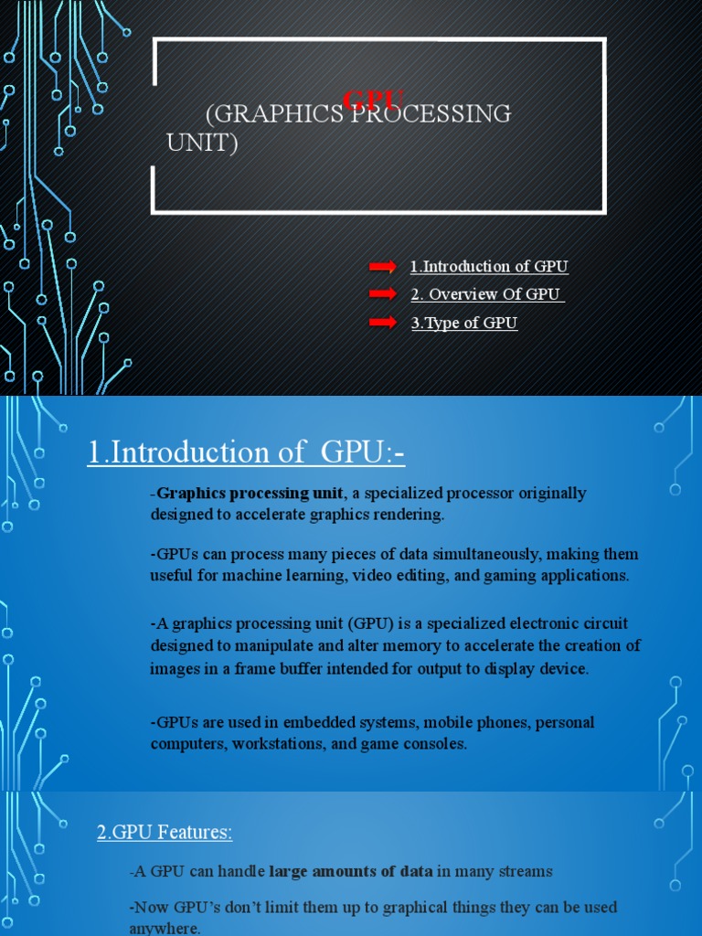 Seminar | PDF | Graphics Processing Unit | Central Processing Unit