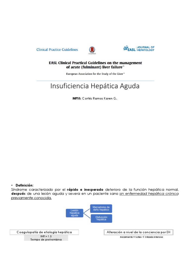 Insuficiencia Hepática Aguda | PDF | Hepatitis | Septicemia