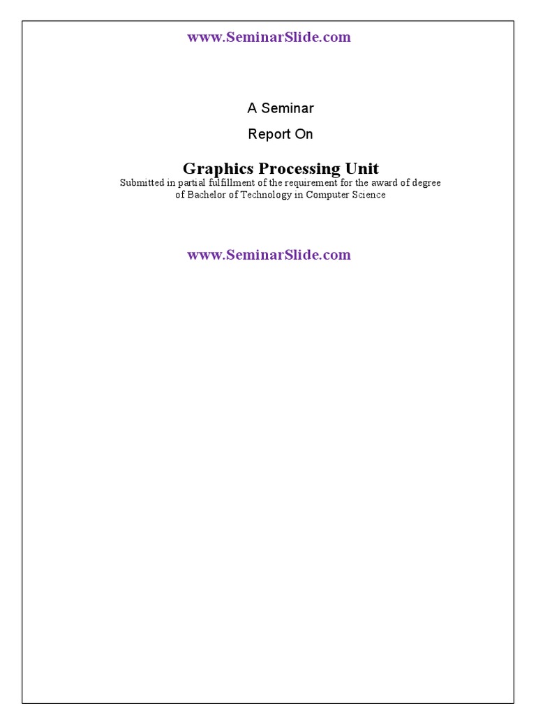 Graphics Processing Unit 783 WclXGgU | PDF | Graphics Processing Unit | Computer Graphics