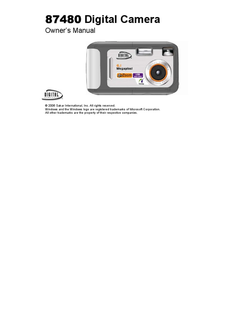 Digital Concepts 6.1 Megapixel Camera-87480 | Secure Digital | Camera