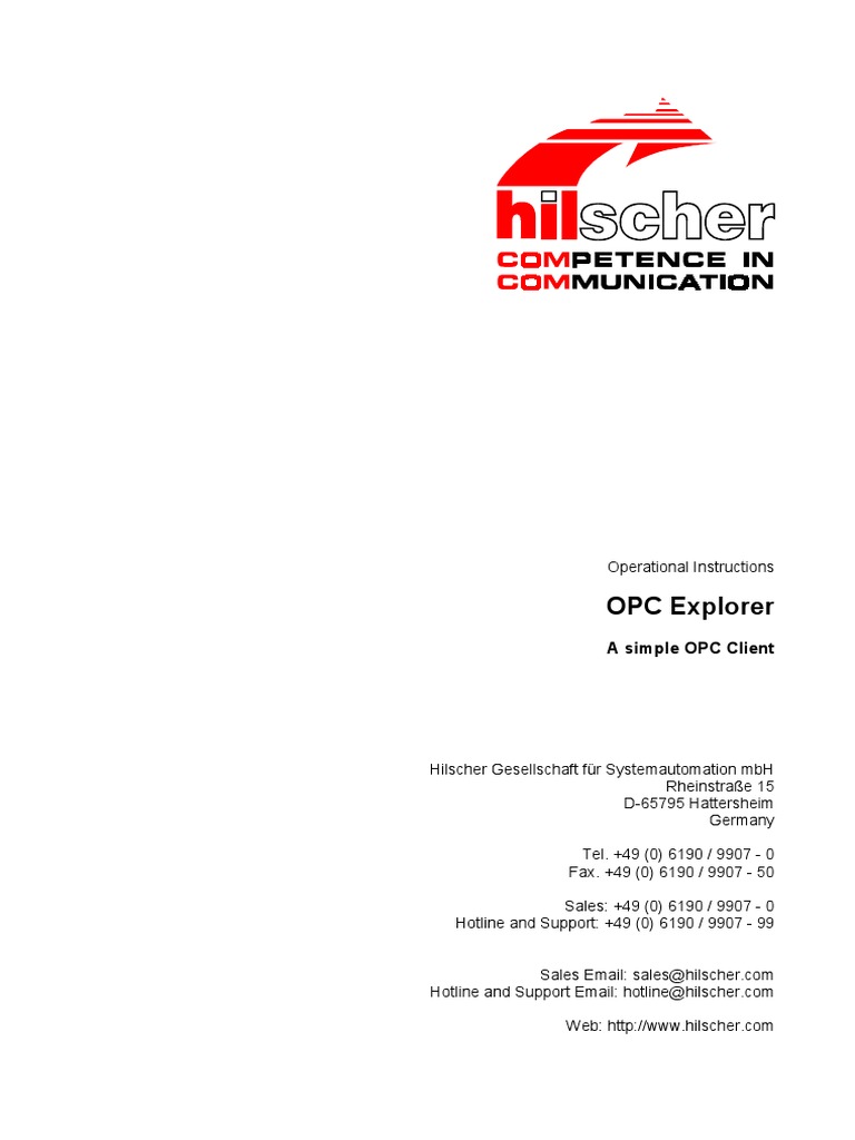 OPCExplorer | PDF | Component Object Model | Object (Computer Science)