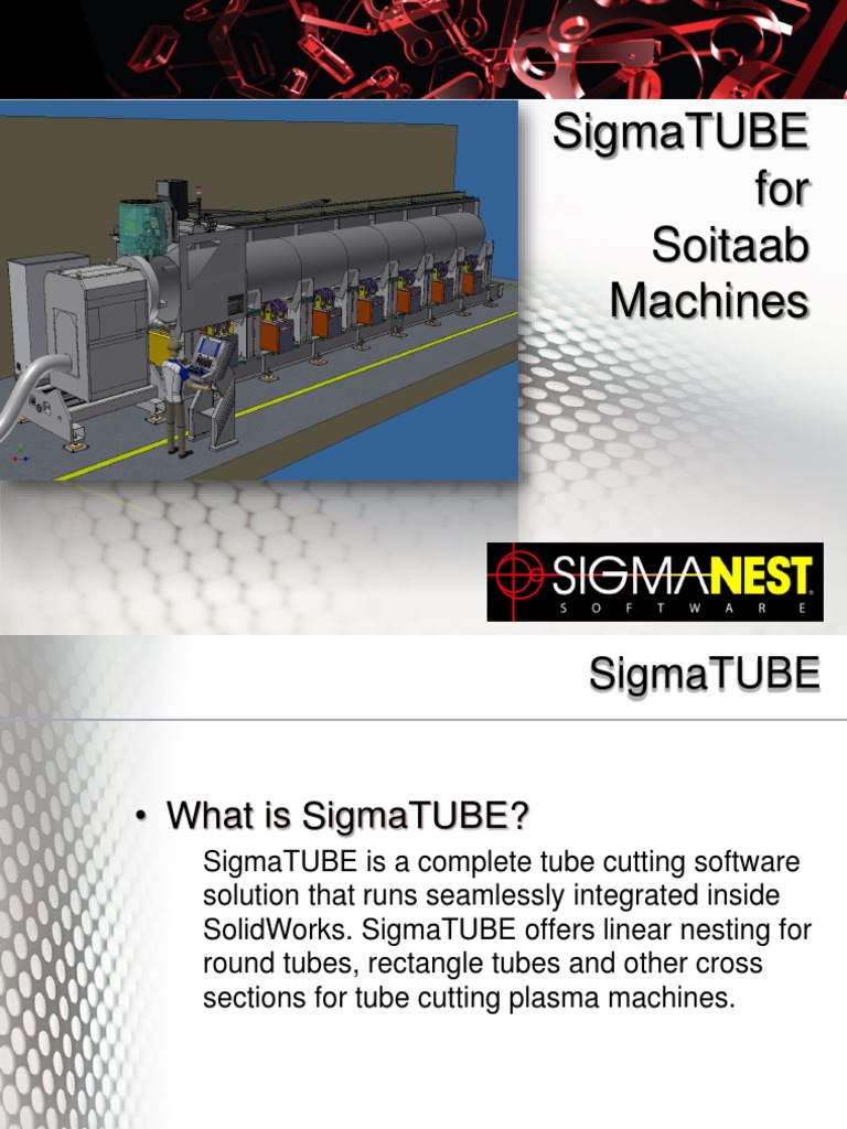 SigmaTUBE: Advanced Tube Cutting Software | PDF | Machine Tool ...