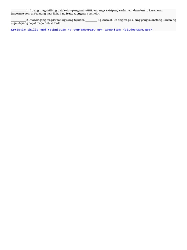 Mahalagang Magkaroon NG Isang Tiyak Na - NG Isusulat, Ito Ang ...