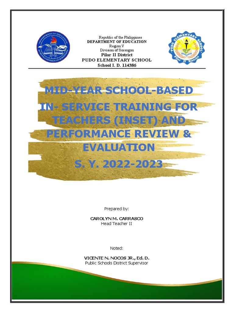 Mid-Year INSET Training Registration 2023 | PDF