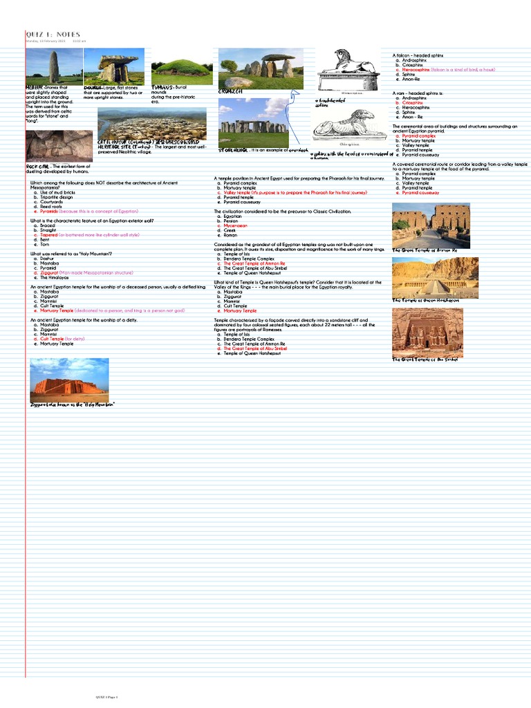 History of Architecture | PDF | Sphinx | Temple