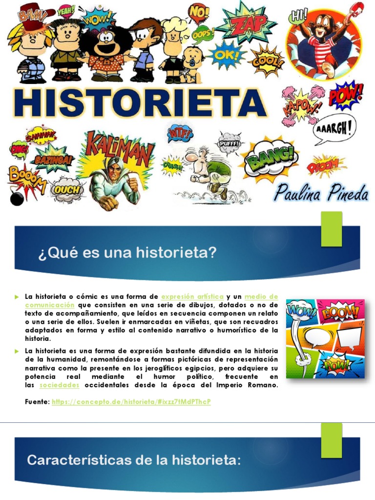 Tema La Historieta | PDF | Cómics