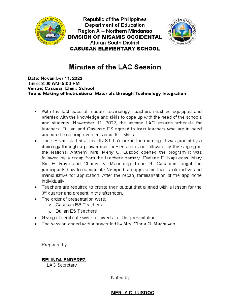 Narrative Report | PDF | Teachers | Learning