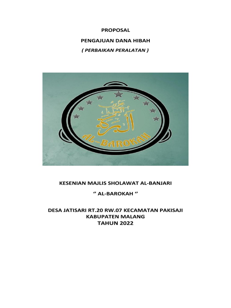 Contoh Proposal Hibah | PDF