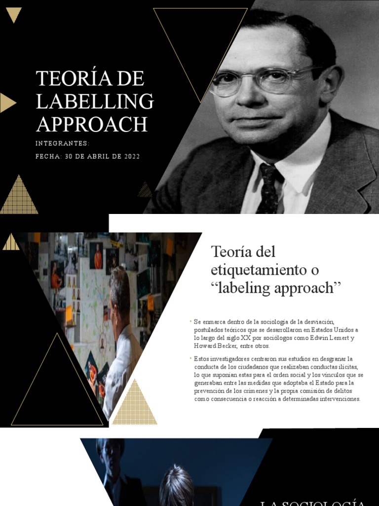 Teoría de Labelling Approach | PDF | Criminología | Comportamiento