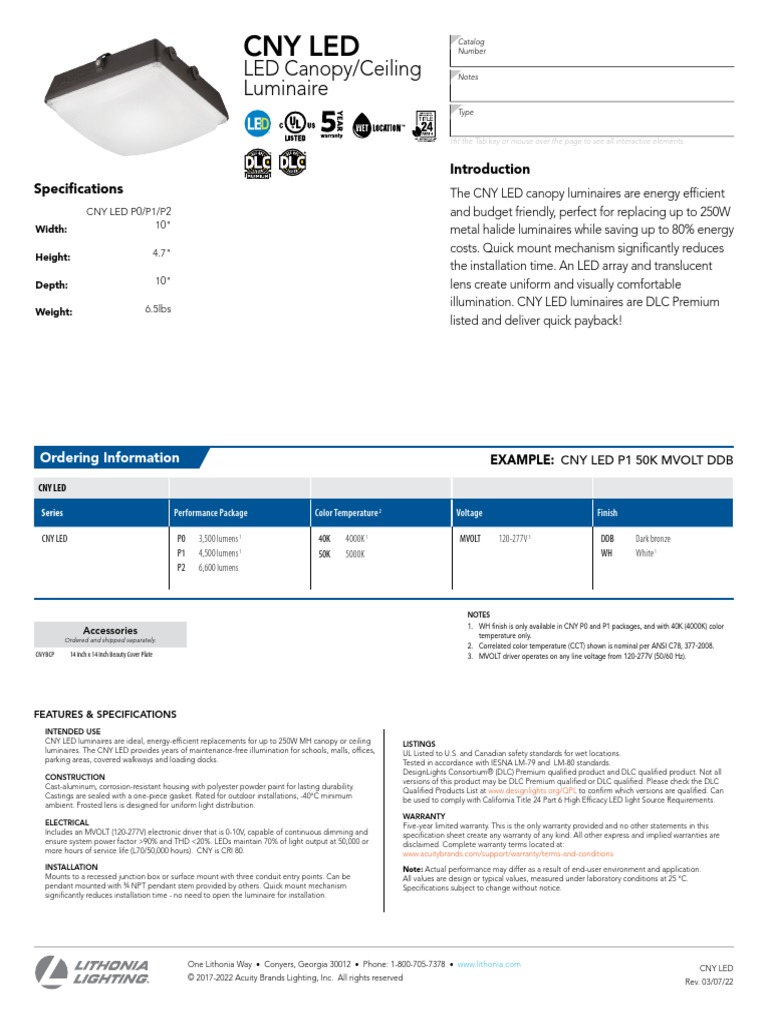 Cny Led | PDF | Lighting | Equipment