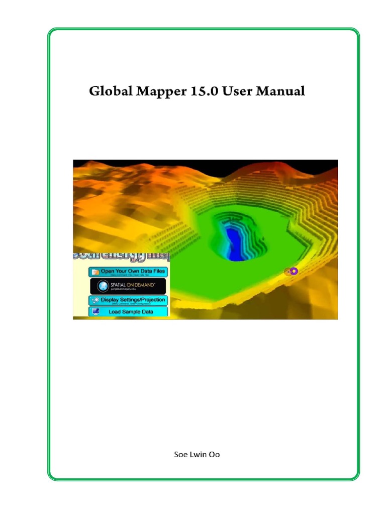 Global Mapper 15 and 18 | PDF