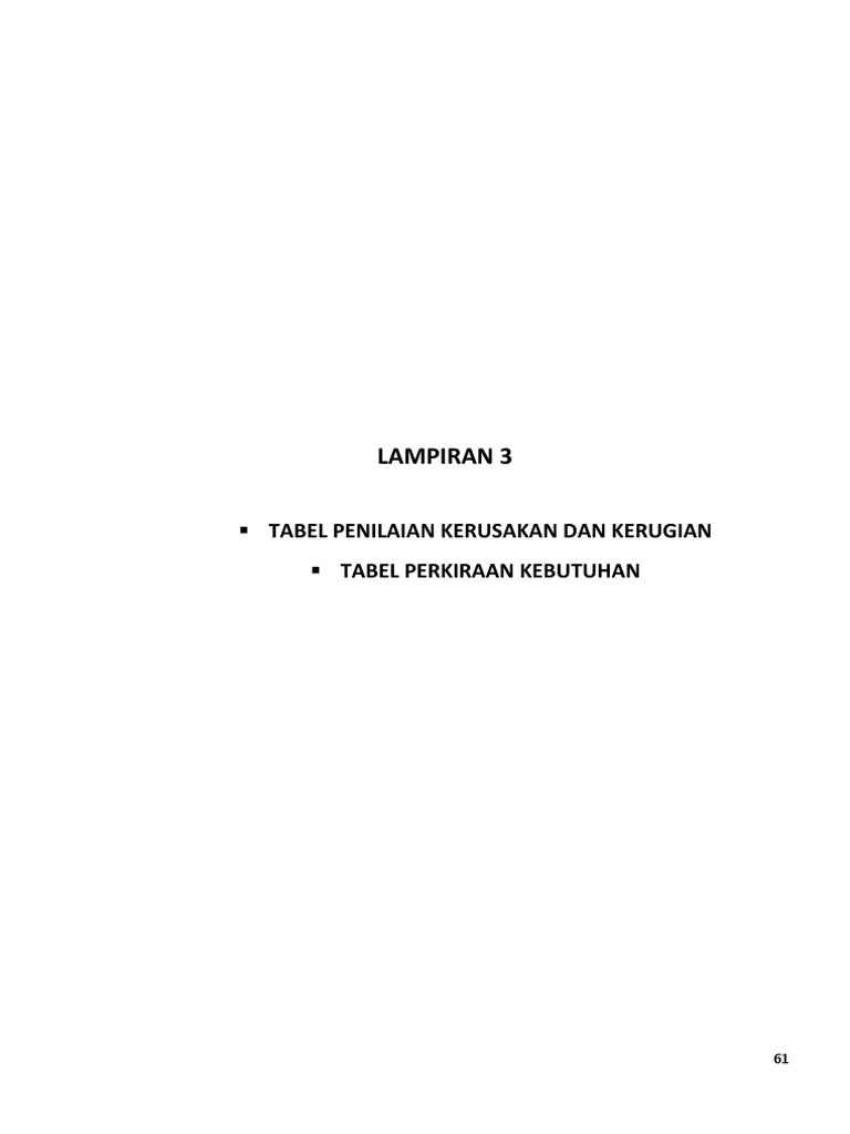 Contoh Tabel Jitupasna | PDF