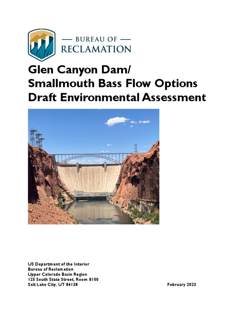 Glen Canyon Dam/Smallmouth Bass Flow Options Draft Environmental ...