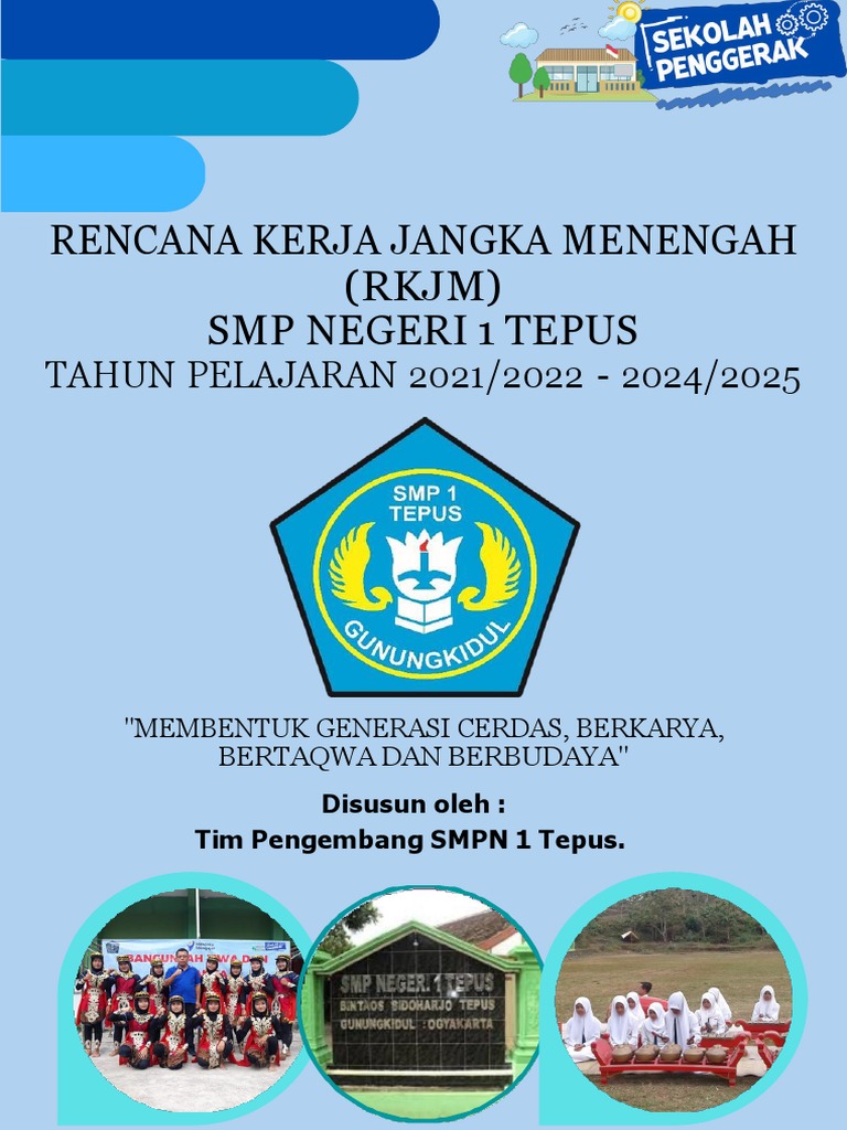 RKJM SMPN 1 Tepus 2021 - 2025 Jadi | PDF