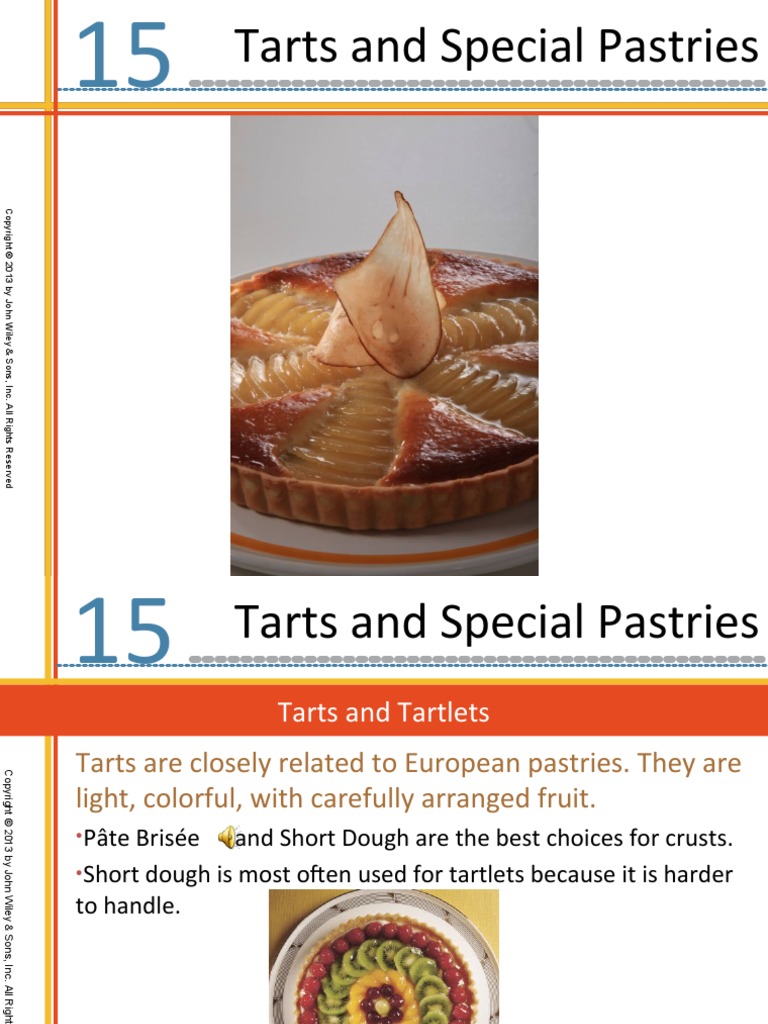 Chapter 15 Tart Special Pastries | PDF | Desserts | Cooking