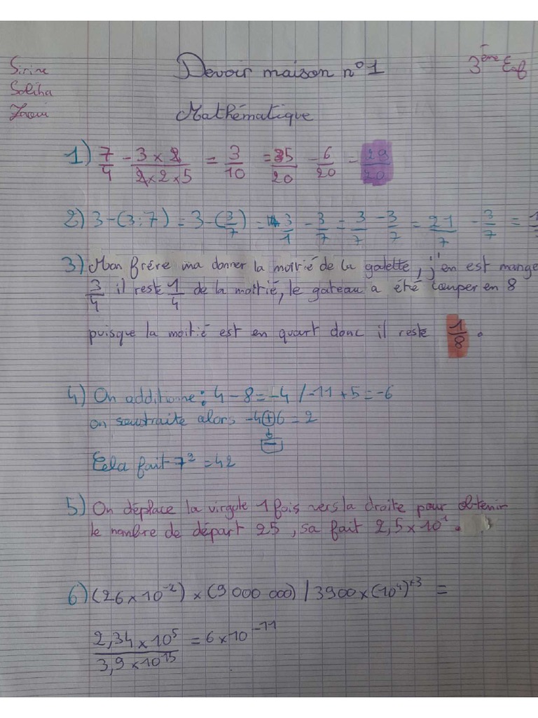 Copie - Devoir Maison N°1 (À Rendre Le 4 Octobre 2022) | PDF