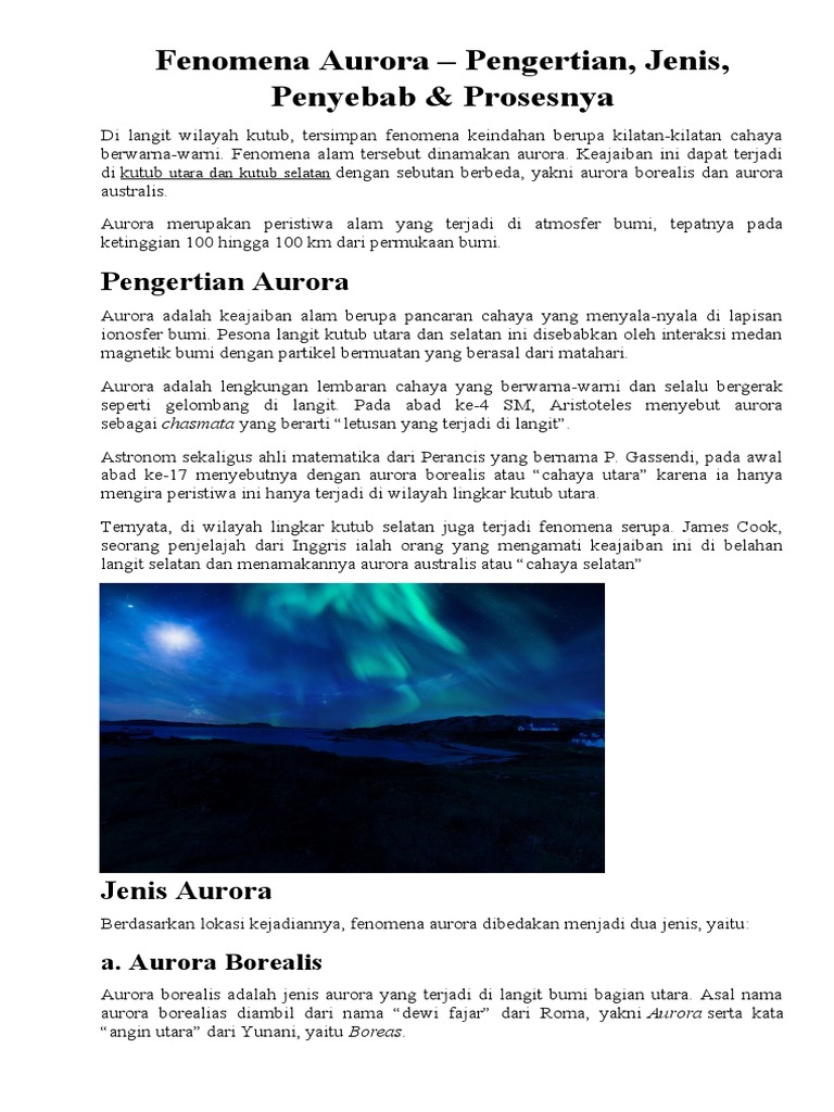 Fenomena Aurora | PDF