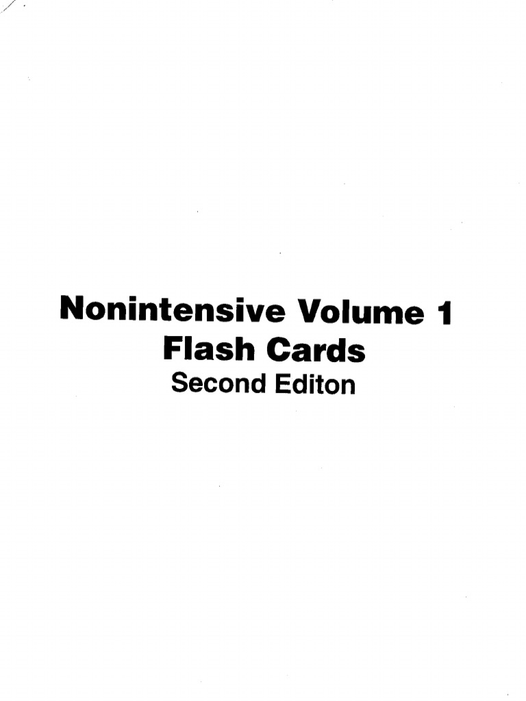 Flash Cards | PDF