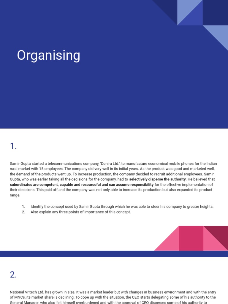 Organising Case Studies | PDF | Marketing | Employment