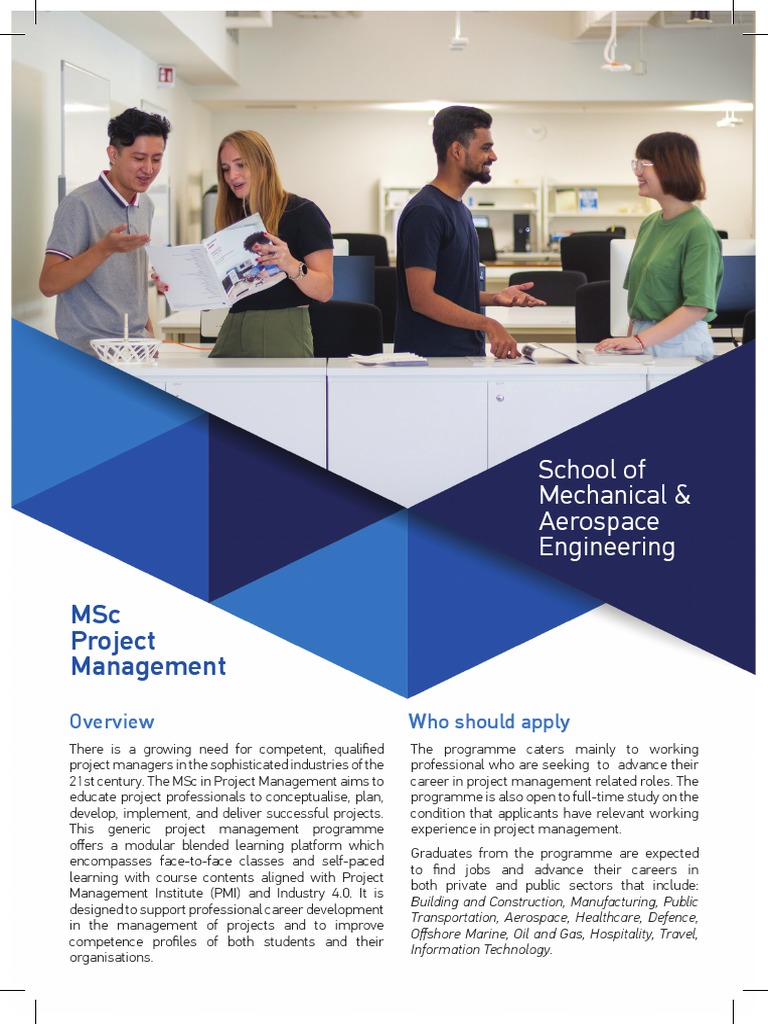 MSc Project Management Overview at NTU | PDF | Project Management ...