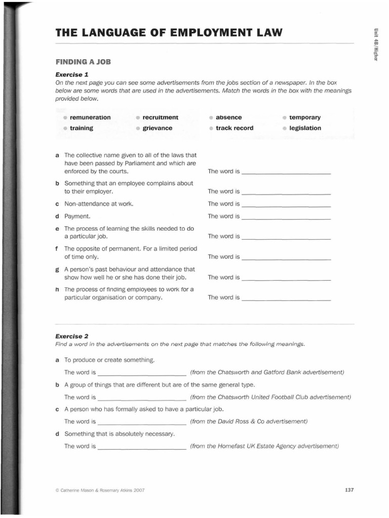 Employment Law | PDF