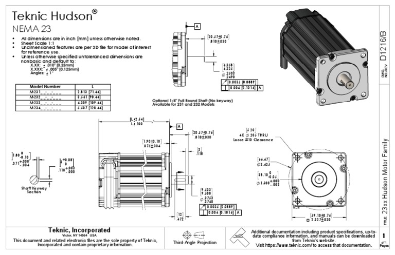 NEMA 23xx Hudson Drawing | PDF