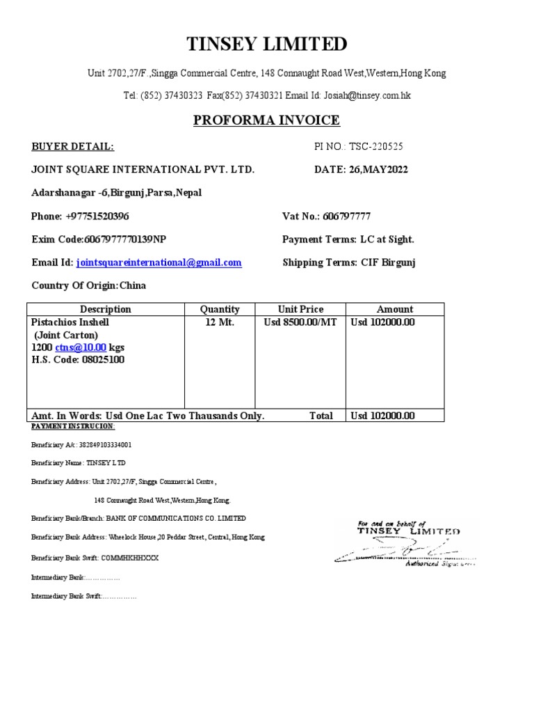 Tinsey Limited Pi | PDF