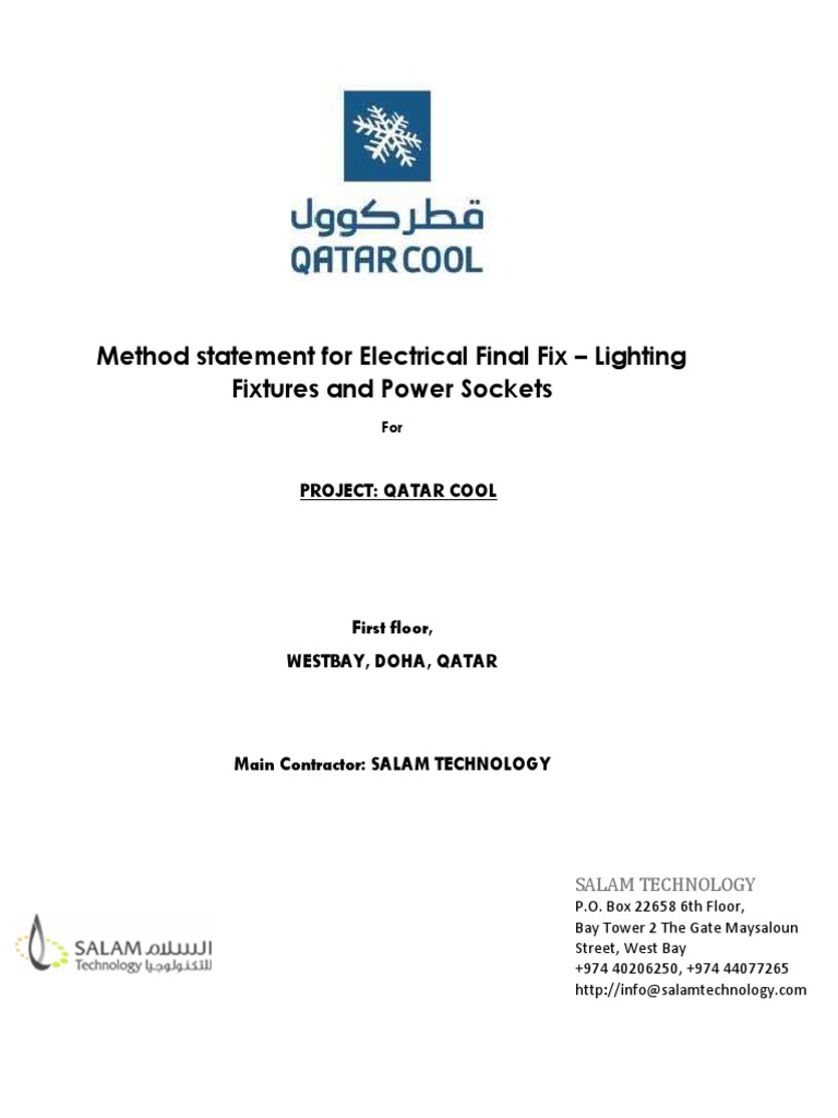 MS - Electrical Second Fix | PDF | Lighting | Emergency Evacuation