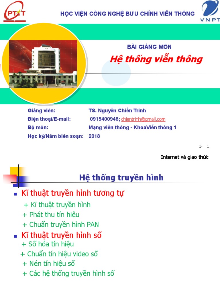 Slides - Ki Thuat Truyen Hinh | PDF