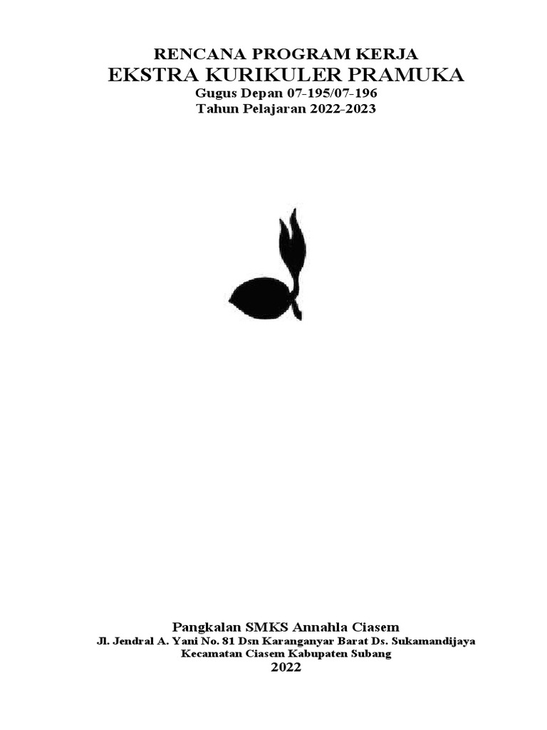 Proker Pramuka SMK Annahla | PDF