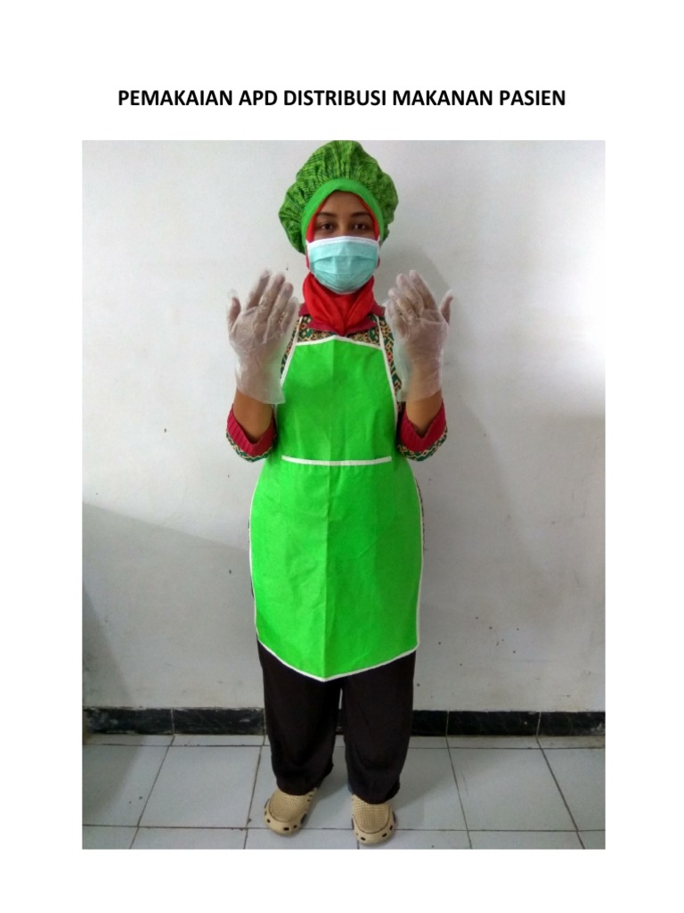 Pemakaian Apd Distribusi Makanan Pasien | PDF
