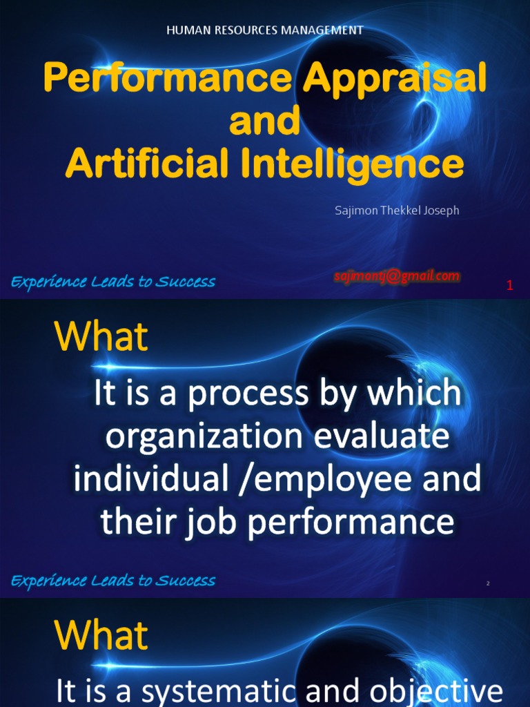 Performance Appraisal and Artificial Intelligence | PDF | Performance ...